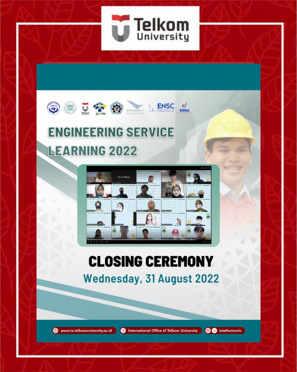 Closing Ceremony ESL 2022. Telkom University. International